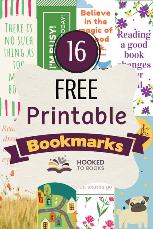 16 Free Printable Bookmarks for Your Favorite Books - Hooked To Books