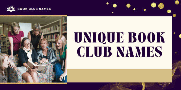 76 Cool & Fun Book Club Names - Hooked To Books